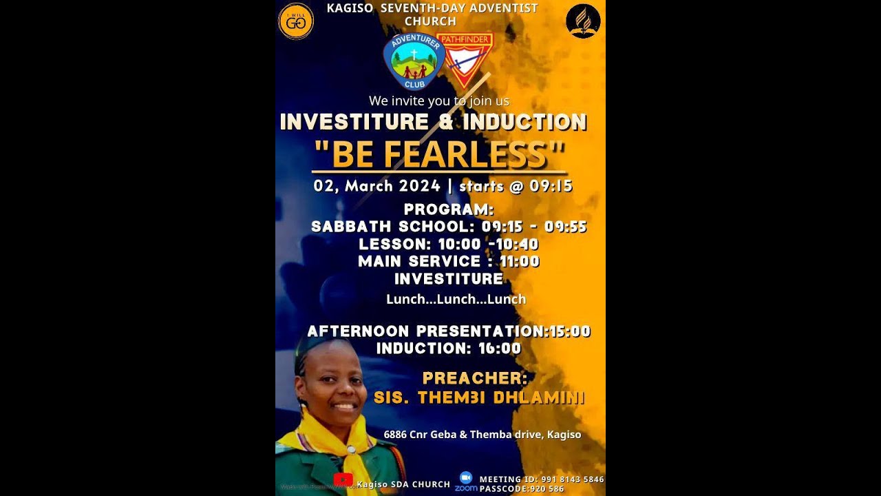 Kagiso SDA's Sabbath Program - YouTube