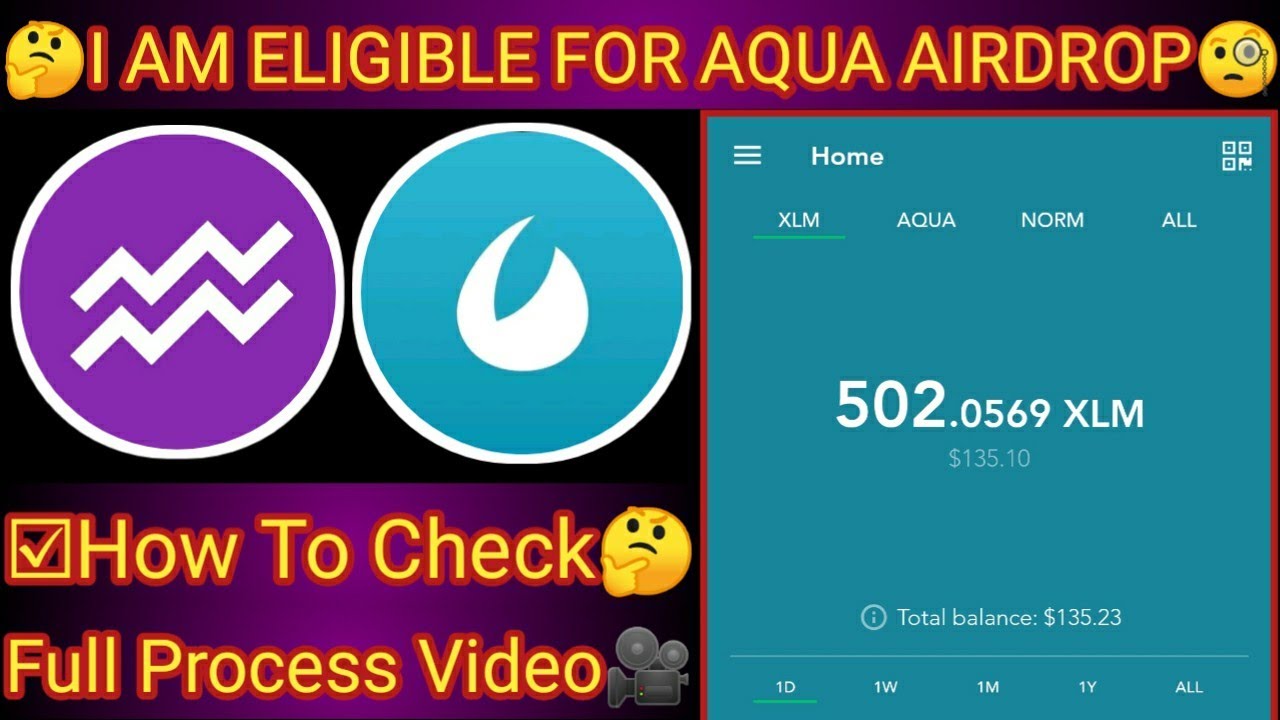 I Am Eligible For Aqua Airdrop🧐|| Lobster Wallet||Steller Wallet||🤔How ...