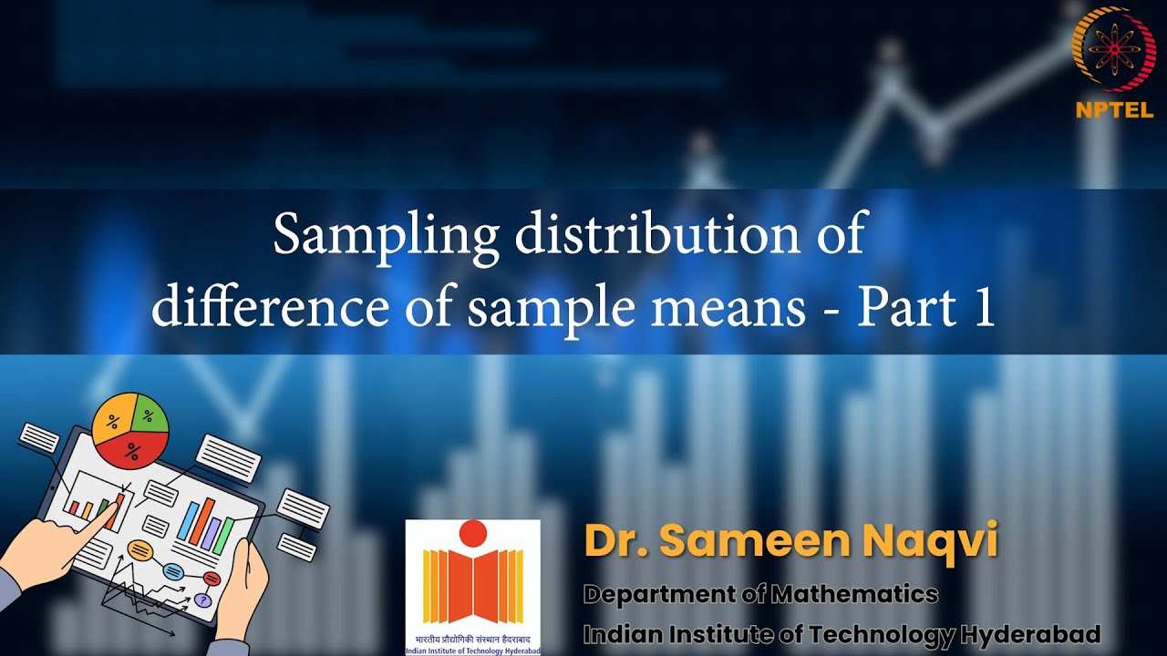 Sampling distribution of difference of sample means - Part 1 - YouTube