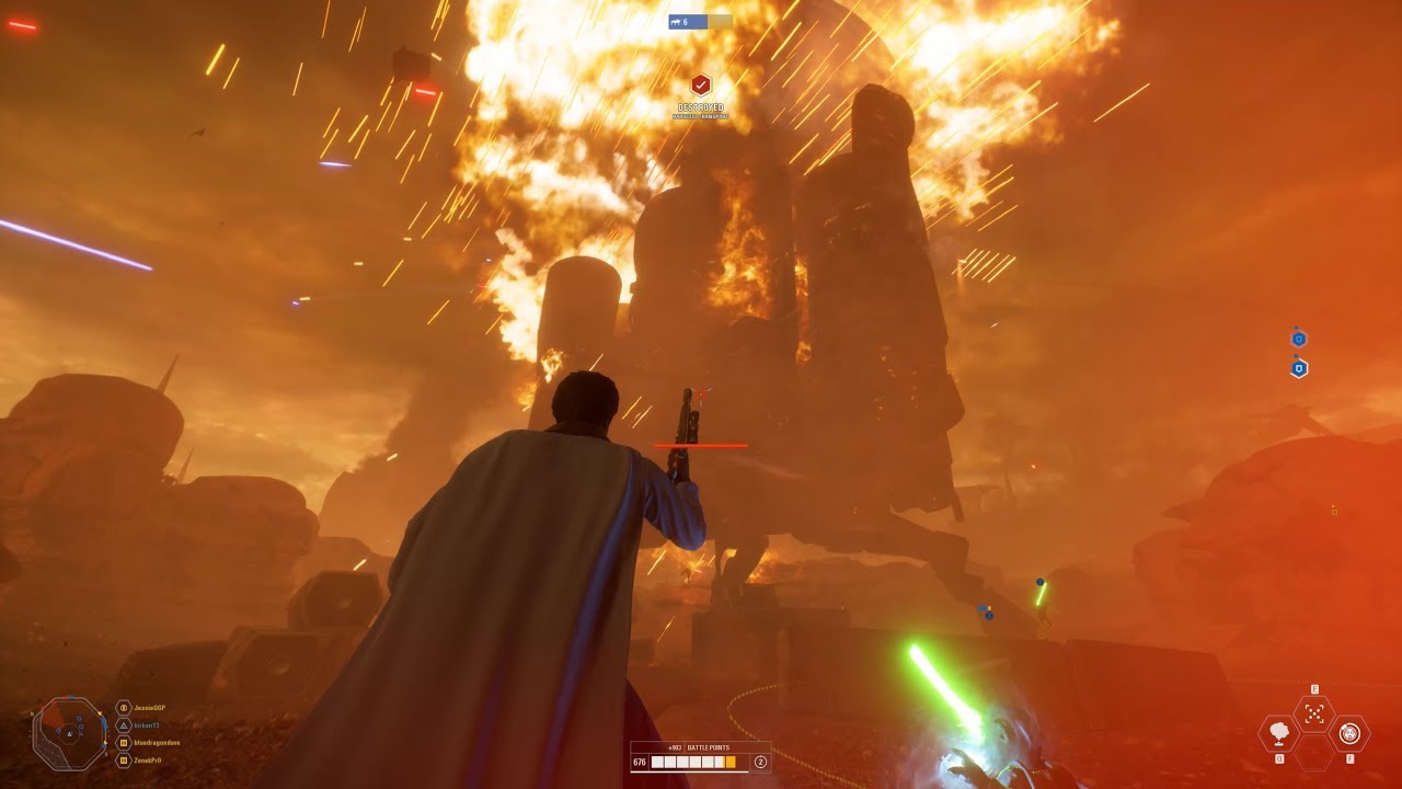 Star Wars Battlefront II Cinematic Lighting Mod (4K) Geonosis - YouTube