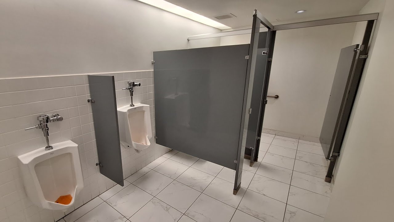 Office Building Men's Restroom - YouTube