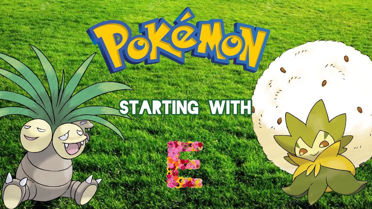 Pokémon starting With The Letter E (Red&Blue - SnS DLC) - YouTube