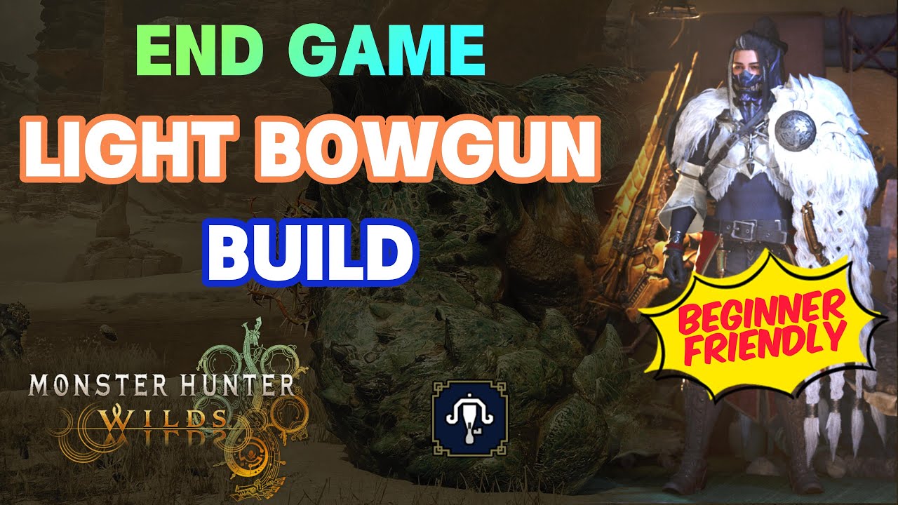 Monster Hunter Wilds - Endgame Light Bowgun Build, Pierce Raw Damage ...