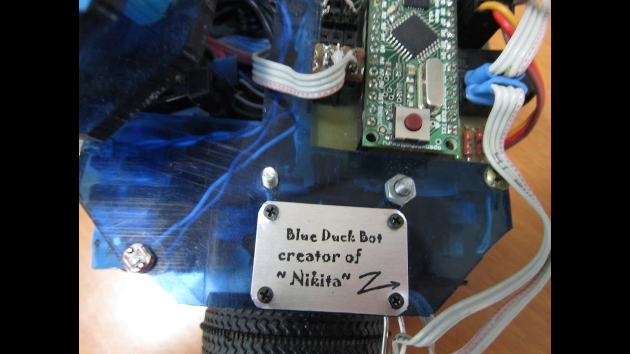 Робот на Arduino nano "BlueDuck Bot" - YouTube
