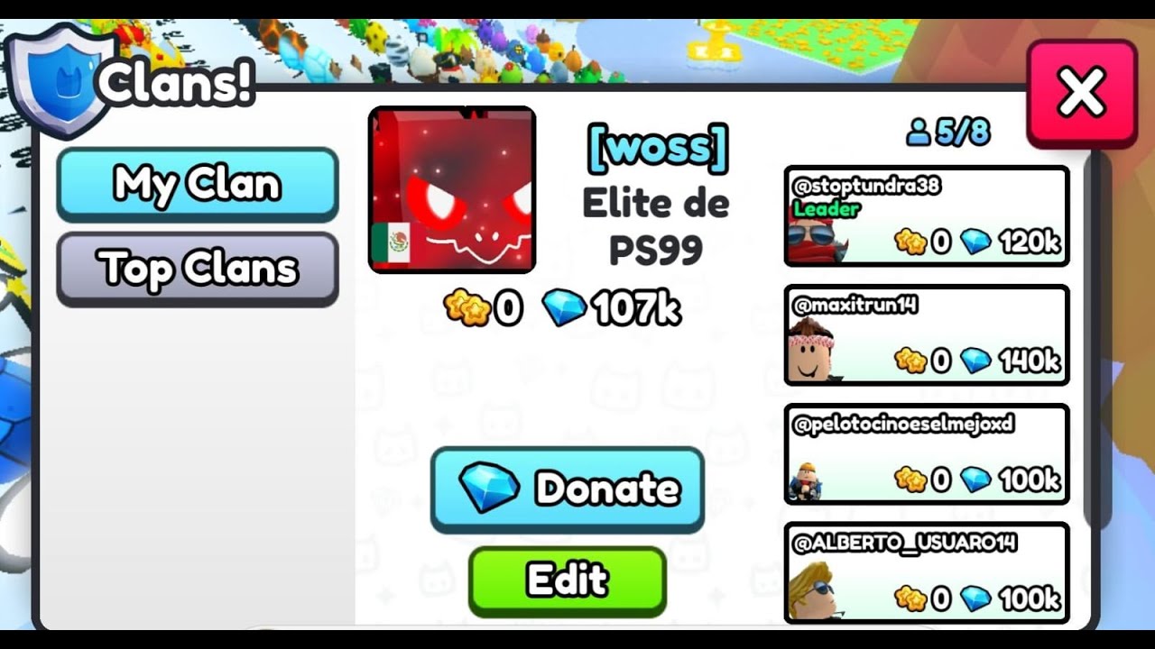 Clan pet simulator 99 - YouTube