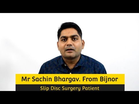Slip Disc Surgery- Happy Patient Testimonial. (Disc prolapse/Disc ...