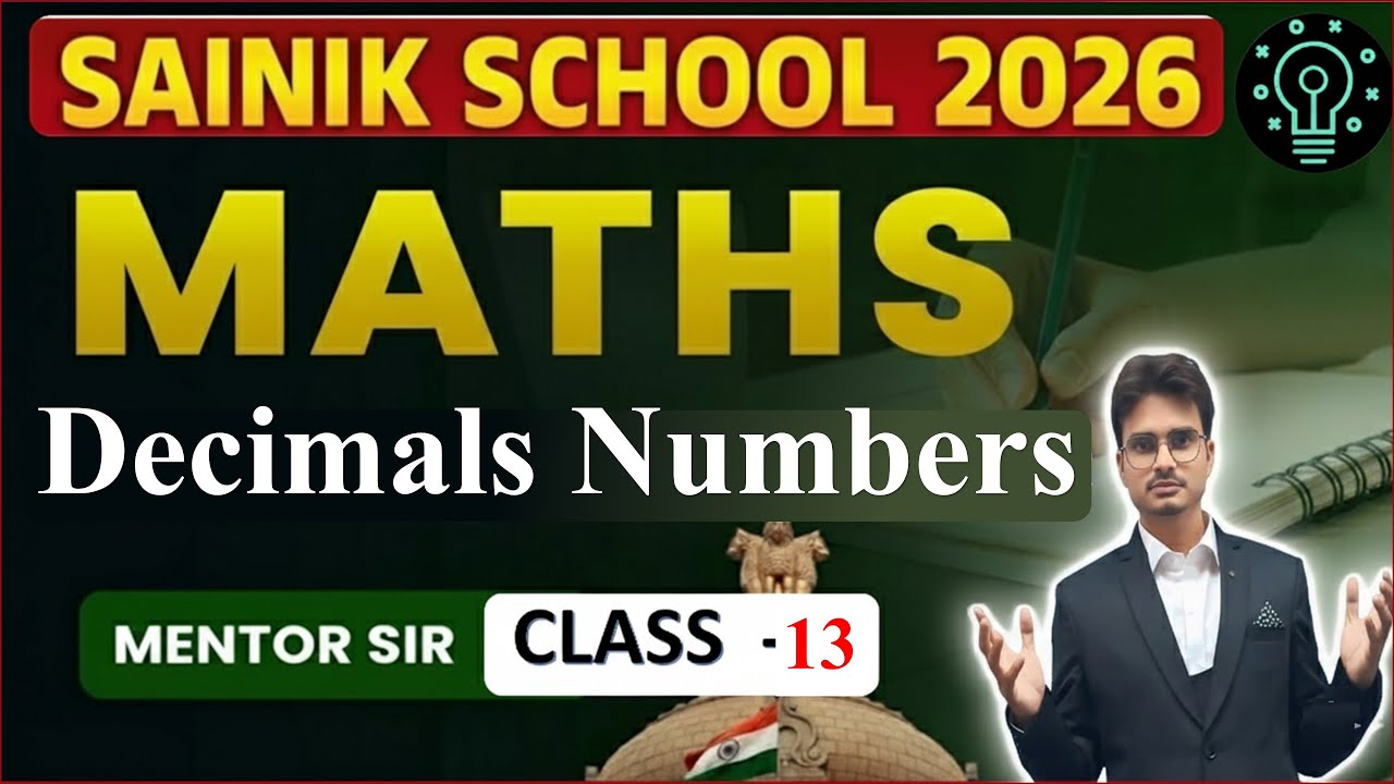 Class 6 Maths | Decimal Numbers Full Chapter Explained | Sainik School ...