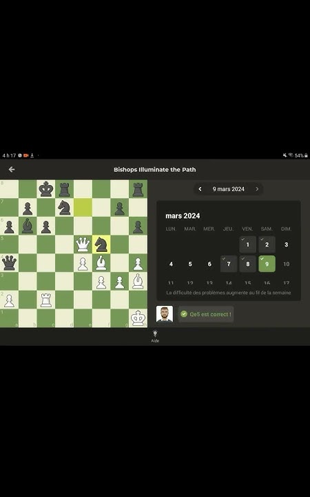 problème du jour chess.com la fin mdr - YouTube