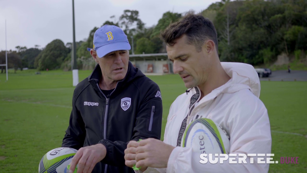 Dan Carter Supertee Duke Rugby Kicking Tee - YouTube