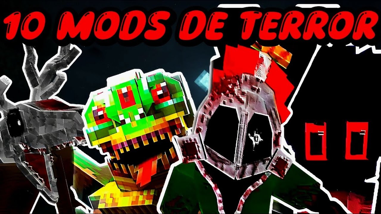 TOP 10 MODS DE TERROR PARA MINECRAFT BEDROCK 1.21 - YouTube