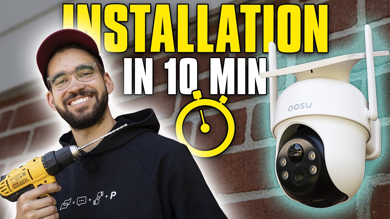 How to Set Up and Install a Solar-Powered WiFi Camera System | aosu ...