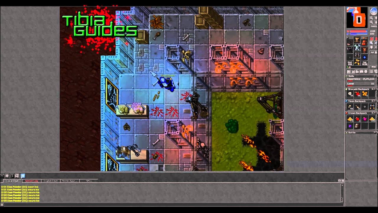 Tibia - Bog Raiders EK Hunting Tutorial - YouTube