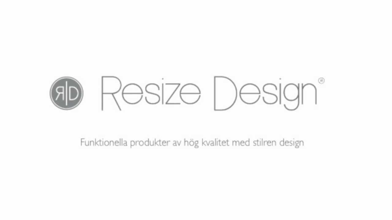 Resize Design - assembling tutorial - YouTube
