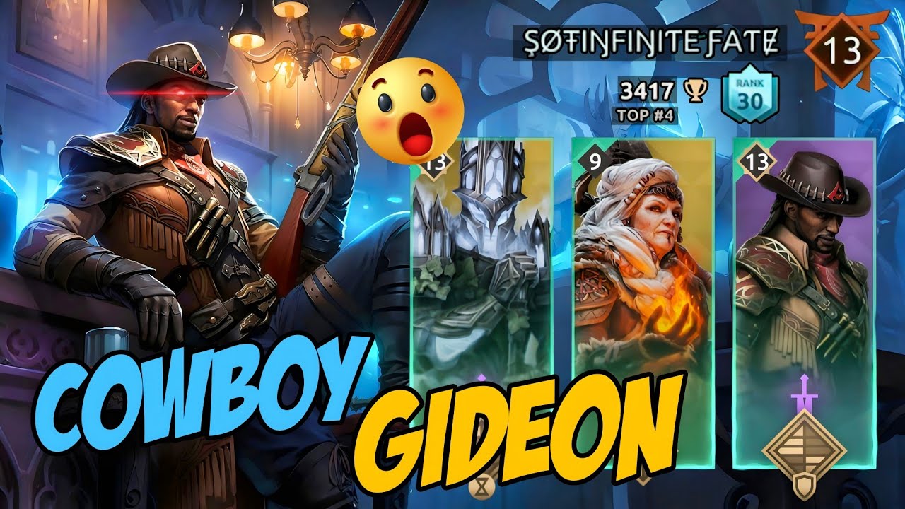 Coolest HERO With Coolest SKIN Ever! 🔥😈 Cowboy GiDEON Hunts 🎯🙌 | Shadow ...