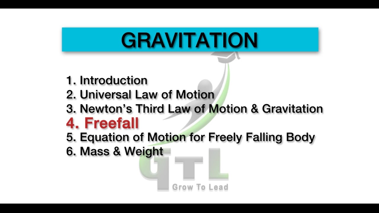 Free Fall- GRAVITATION | (CBSE Class 9th Physics) | NCERT - YouTube