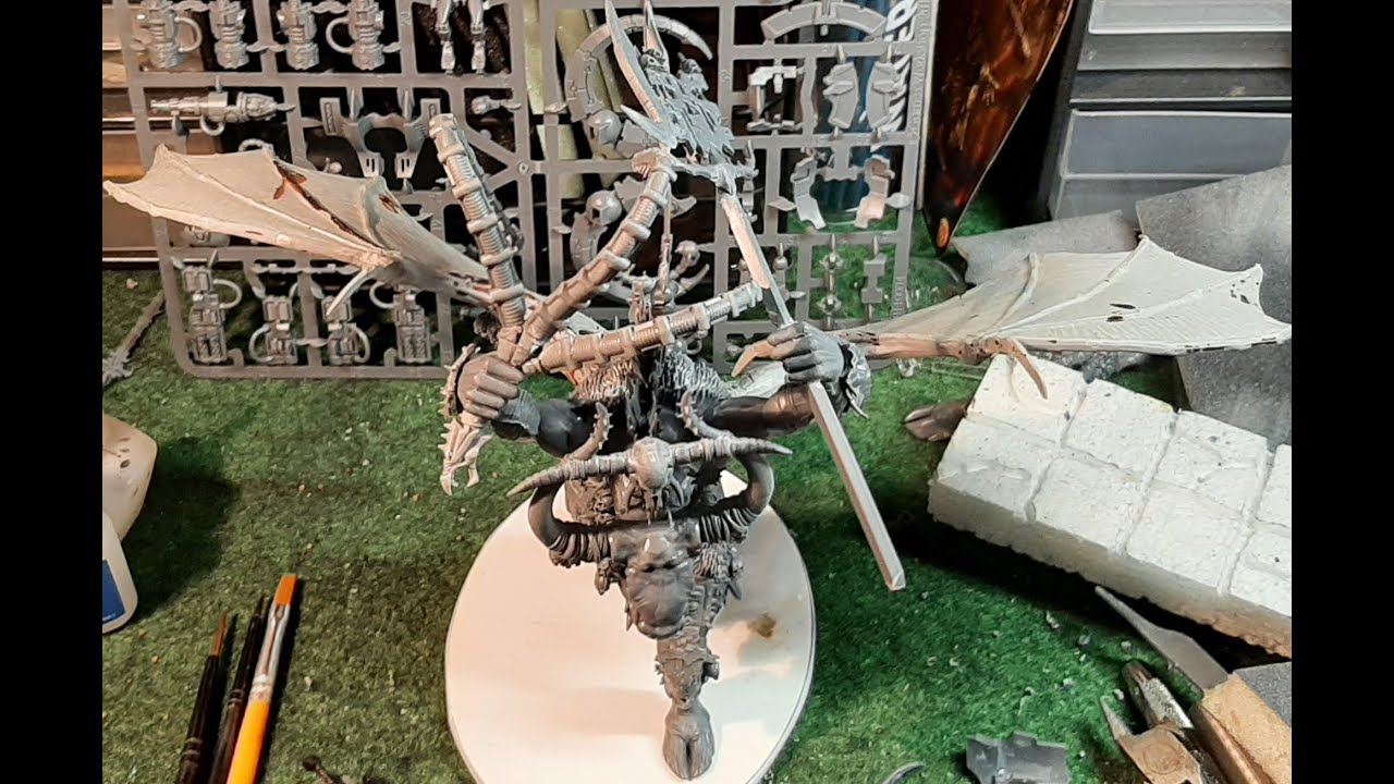 Lets Build EP 41 Kitbashed Bloodthirster for my Daemons Army for Games ...