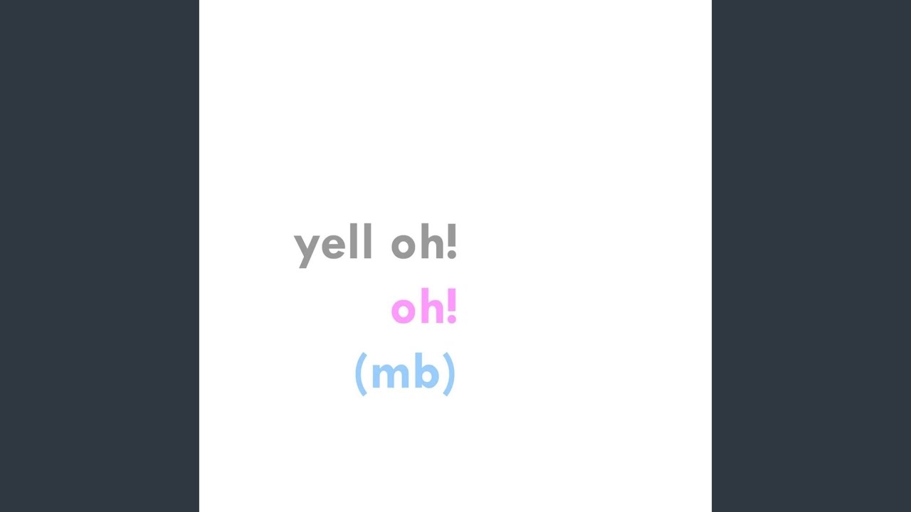 Yell Oh! - YouTube