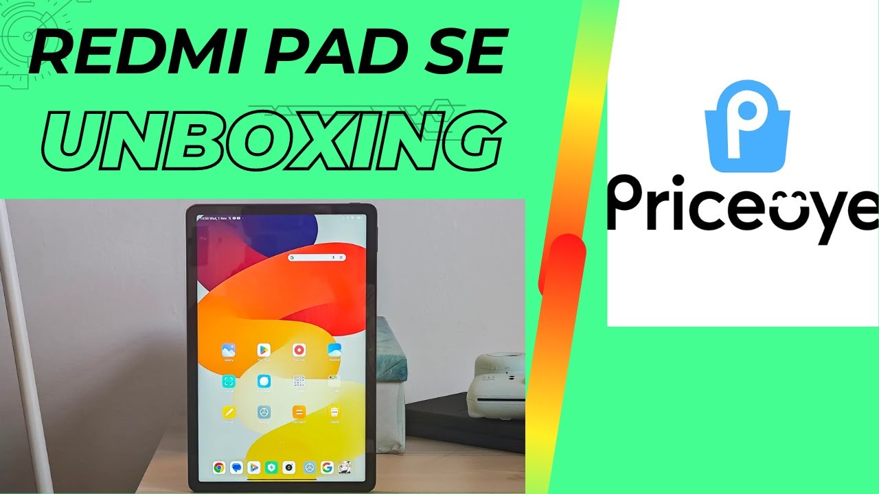 Unboxing the Ultimate Redmi Pad SE: Graphite Gray Edition from PriceOye ...