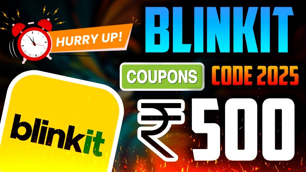 🔥 Blinkit Coupon Code Today 🛒 | Flat ₹467 OFF 🤑 | Blinkit Offers 2025 💥 ...