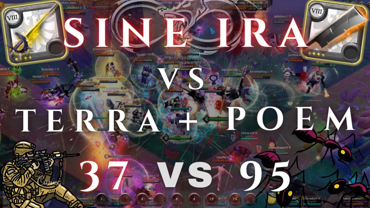 Albion online ZvZ SINE IRA vs TERRA + POEM / Sped / G.Vacation + P ...