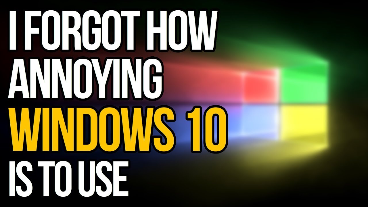 I Had To Relearn How To Use Windows, I Still Hate It - YouTube