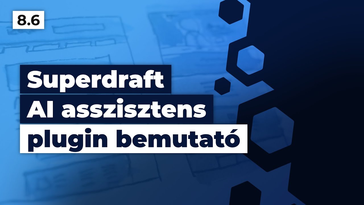 Superdraft: FREE AI asszisztens plugin bemutató - YouTube