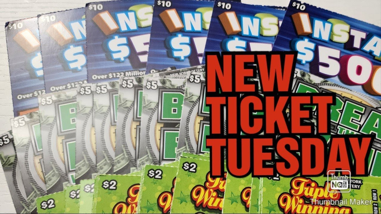 NEW TICKETS TUESDAY!!! BIG SESSION NY LOTTERY - YouTube