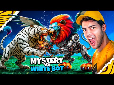 MYSTERY BOT Vs WHITE BOT! Batalha mortal