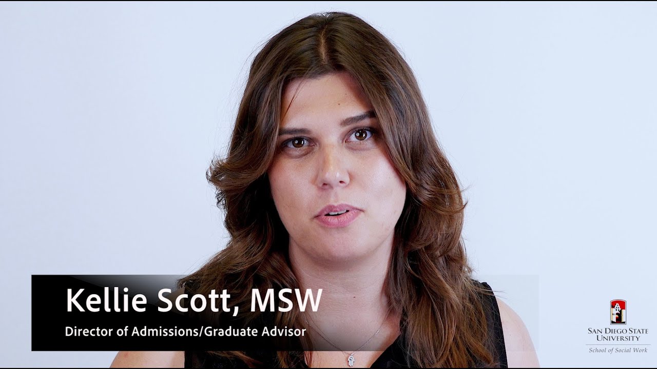 Kellie Scott - SDSU MSW Director of Admissions Introduction - YouTube