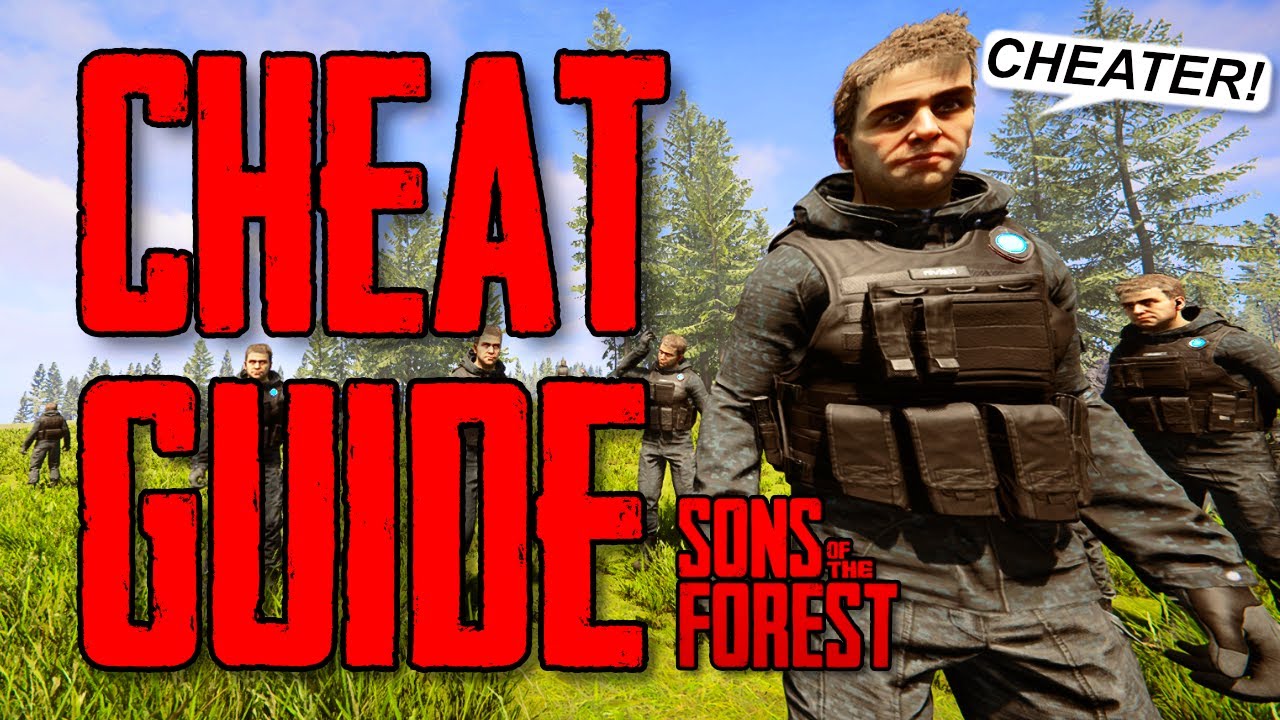 How to use Best CHEATS in Sons of the Forest - No Mods - YouTube