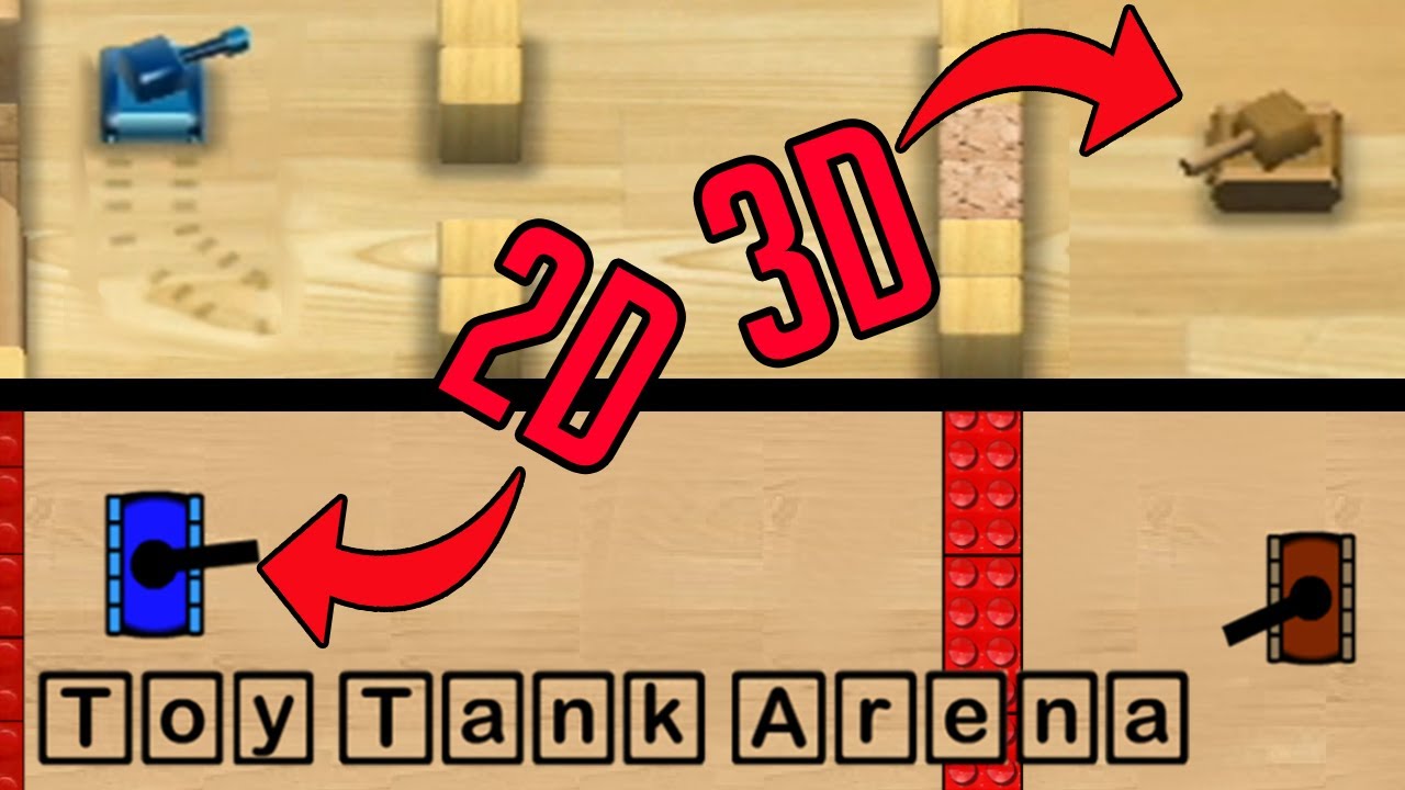 Wii Play Tanks! But As A Flash Game | Toy Tank Arena - YouTube