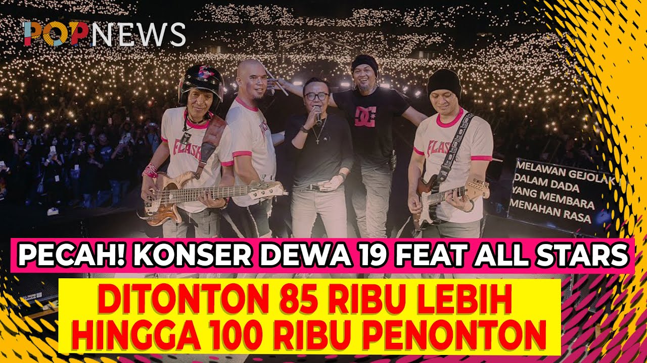 Konser Dewa 19 Feat All Stars di SUBGK Jadi Lautan Manusia, Cetak Rekor ...