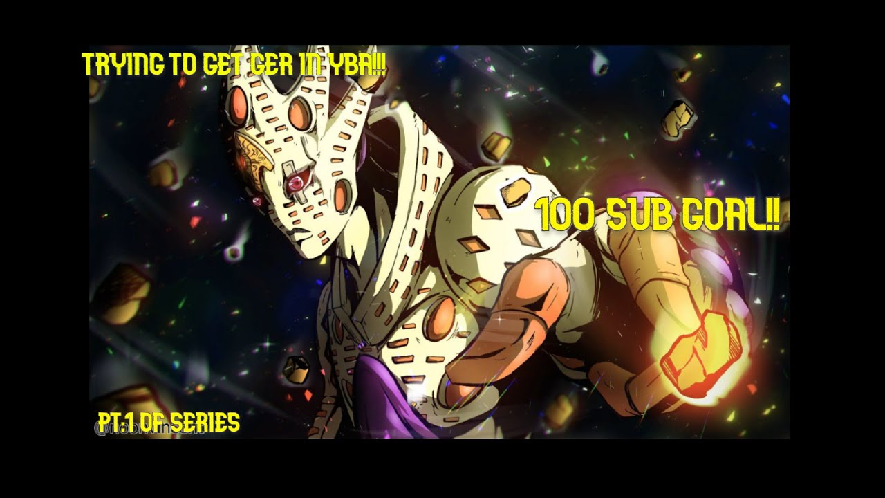 TRYING TO GET GER IN YBA!!!(100 SUB GOAL) - YouTube