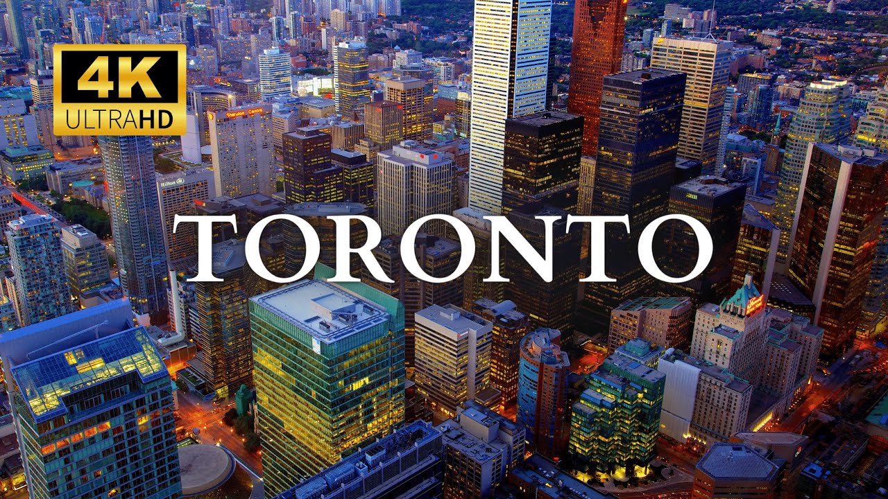 The big and beautiful city of Canada, TORONTO in 4k UHD - Capital of ...