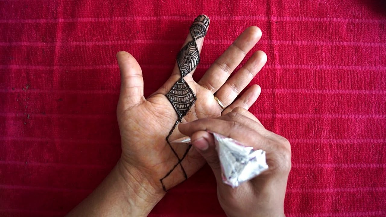 Mehndi Trick || Easy Mehndi Design || Trick To Apply Mehndi Design ...