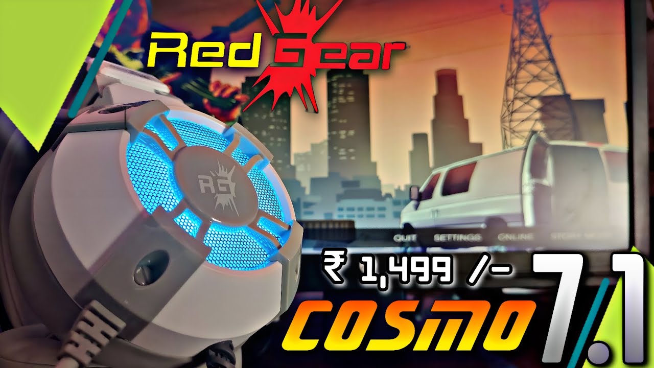 RED GEAR COSMO 7.1 🔥 Best Gaming Headphones | Unboxing & Review ...