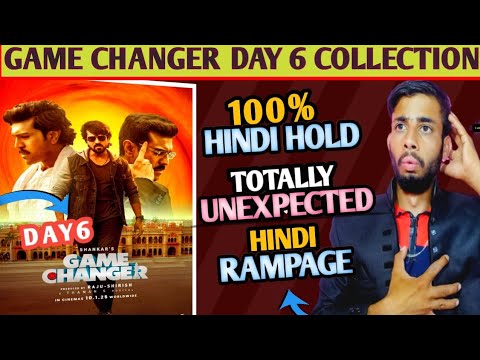 game changer day 6 collection |game changer box office collection day 6 ...