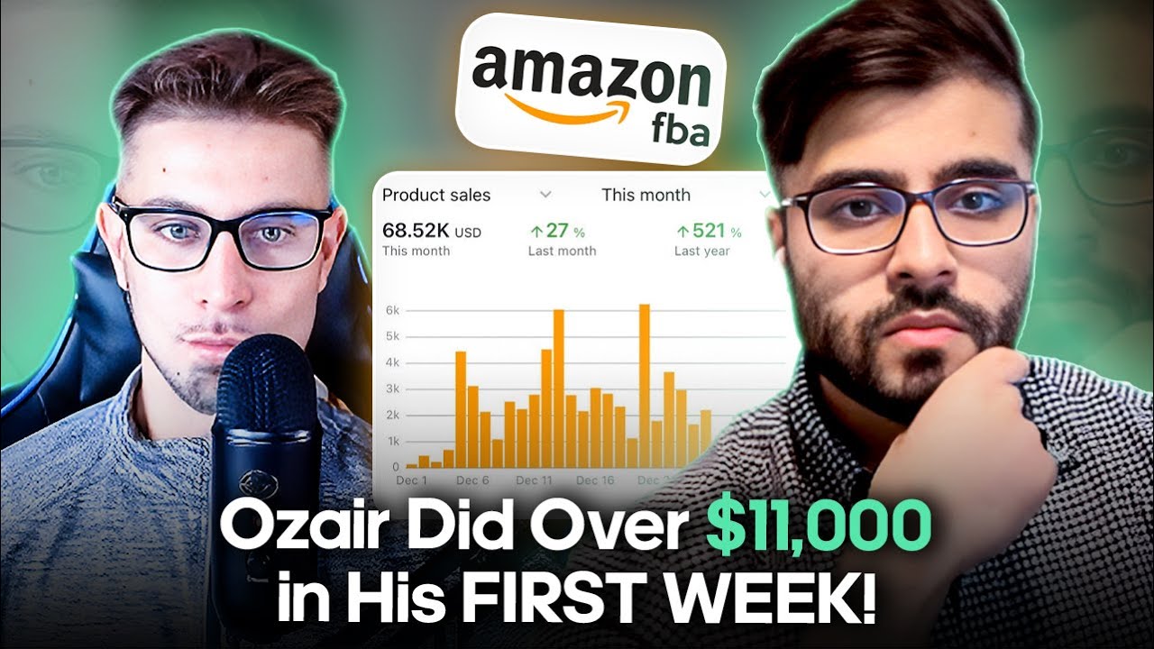 How Ozair Did Over $11,000 SALES in His First 10 DAYS Selling on Amazon ...