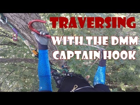 Traversing with the DMM Captain Hook, Recreational Tree Climbing - YouTube