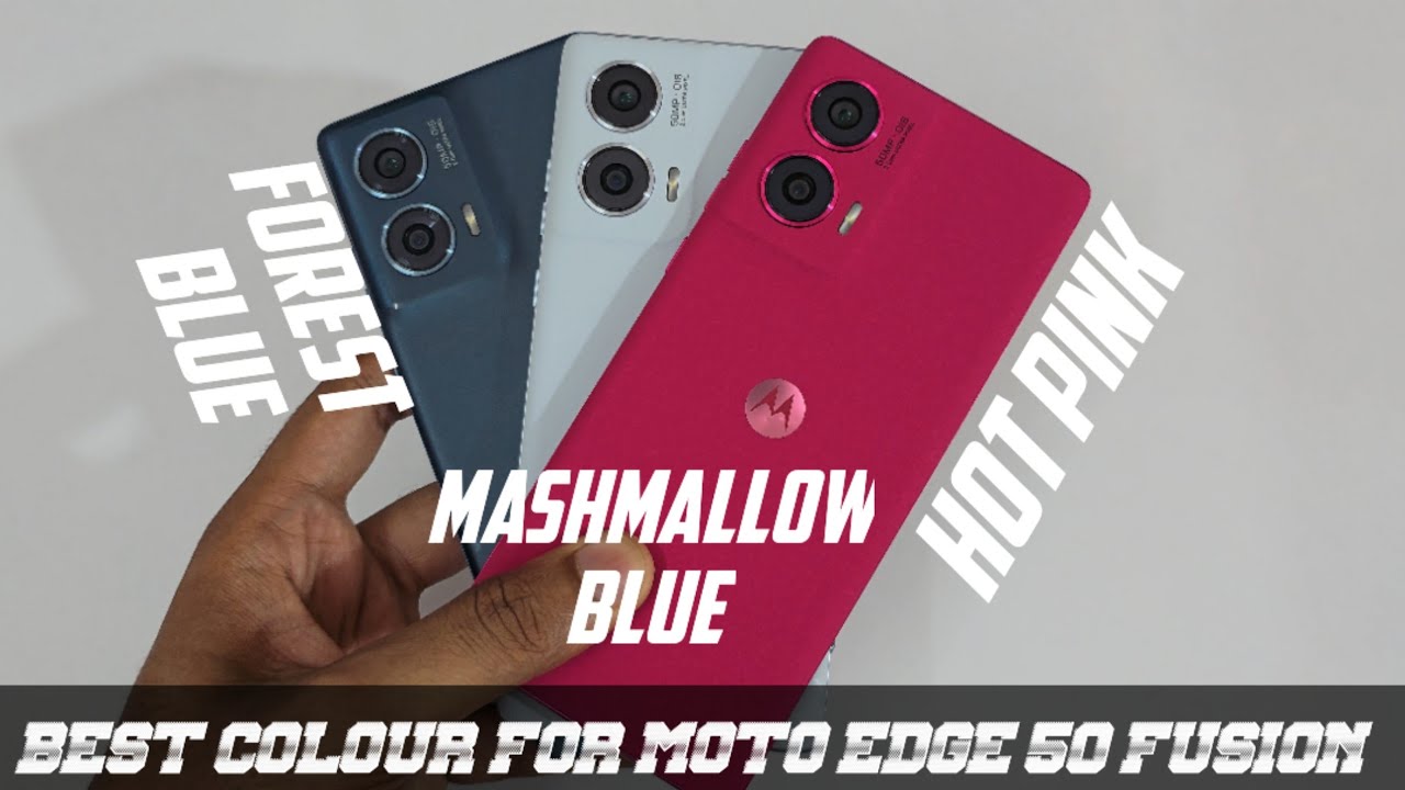 Moto Edge 50 Fusion Unboxing All Colours - YouTube