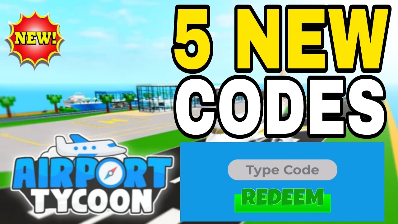 All Secret Airport Tycoon CODES 2025! Roblox Codes for Airport Tycoon ...