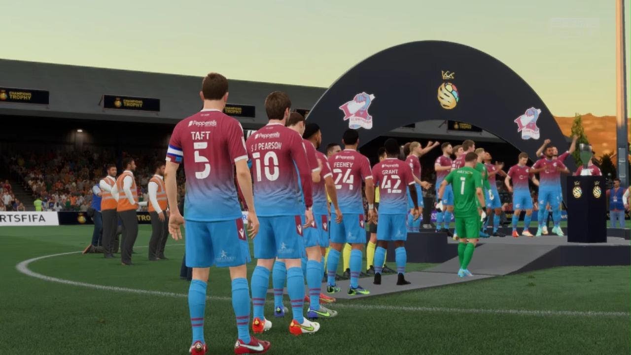 Senior professional debut for Scunthorpe United - YouTube