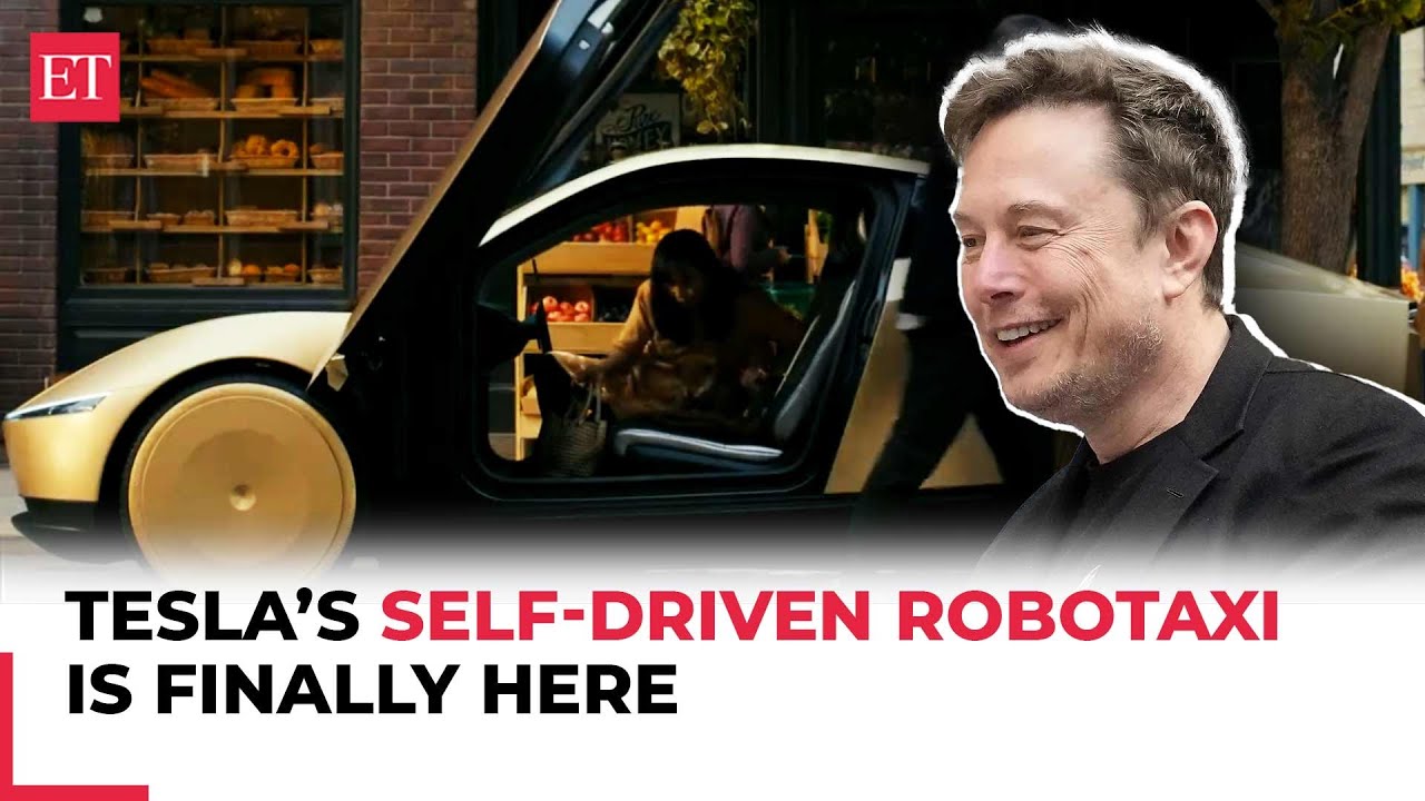 Tesla’s robotaxi: Elon Musk unveils self-driven 'cybercab' with no ...