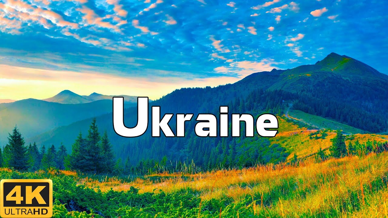 FLYING OVER UKRAINE (4K UHD) - Relaxing Music With Beautiful Nature ...