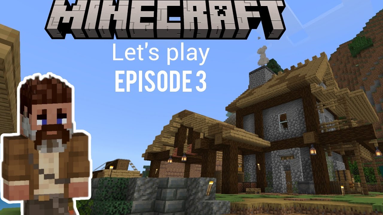 It Takes A Villager To Make a Village: Episode 3 let's play Minecraft 1:21 Bedrock Single Player ...
