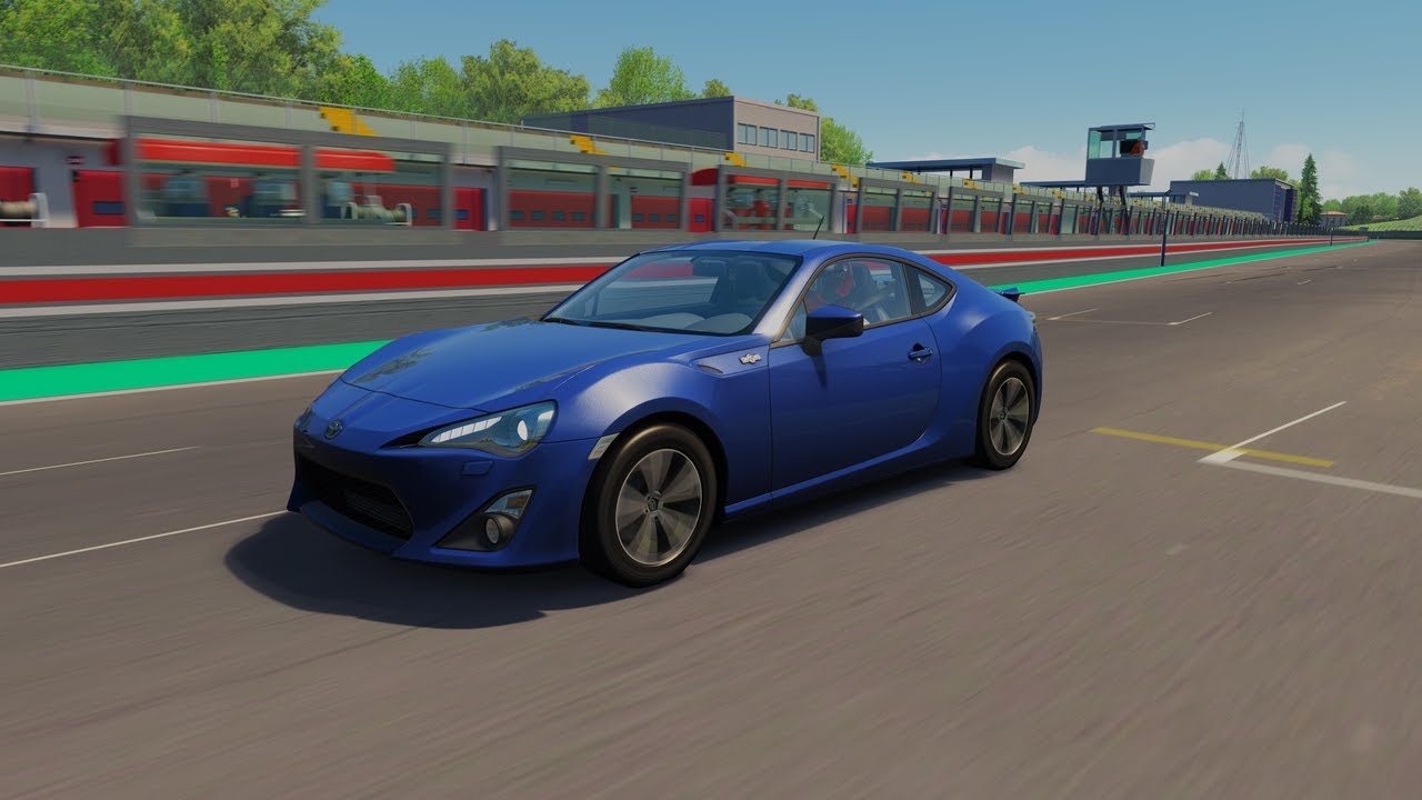 Toyota Gt86 vs Toyota Supra Mkiv Tuned | Track Race | Imola - YouTube