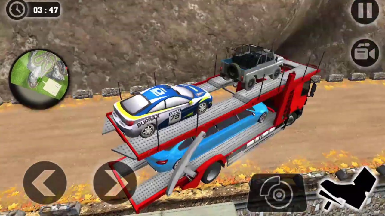 Car Transporter Trailer Truck Game E04 Best Android GamePlay HD - YouTube