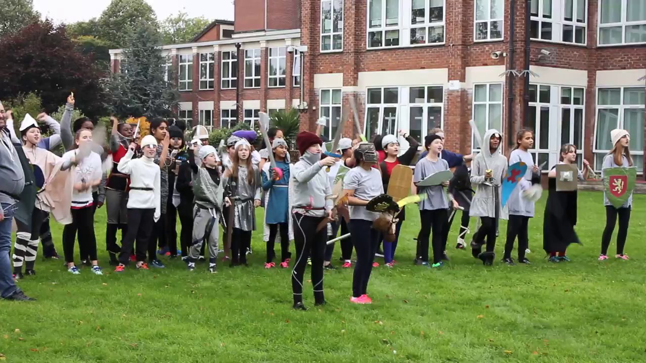 Shields and swords at MHSG as Year 7s re-enact the Battle of Hastings ...