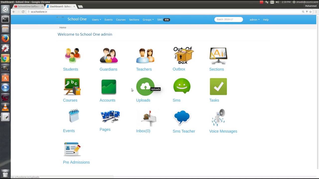 How to Create a Student on SchoolOne, School Management Software. - YouTube