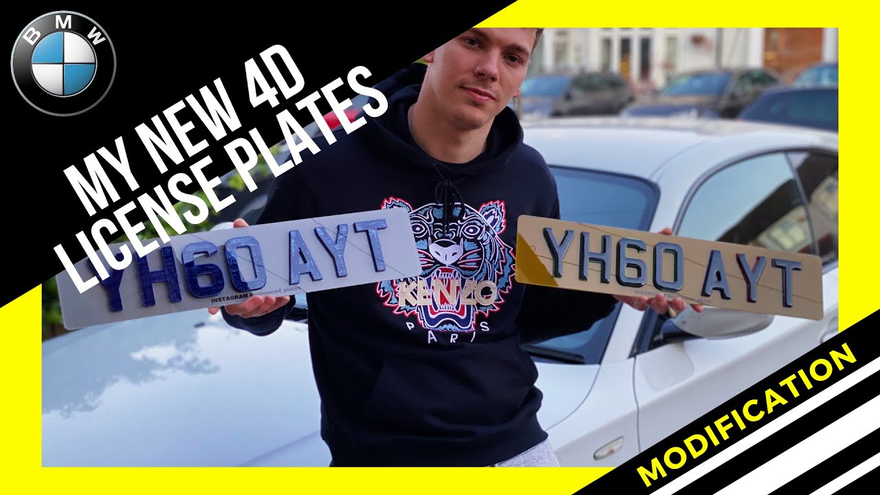 Installing My Sick New License Plates On My BMW 1 Series - YouTube